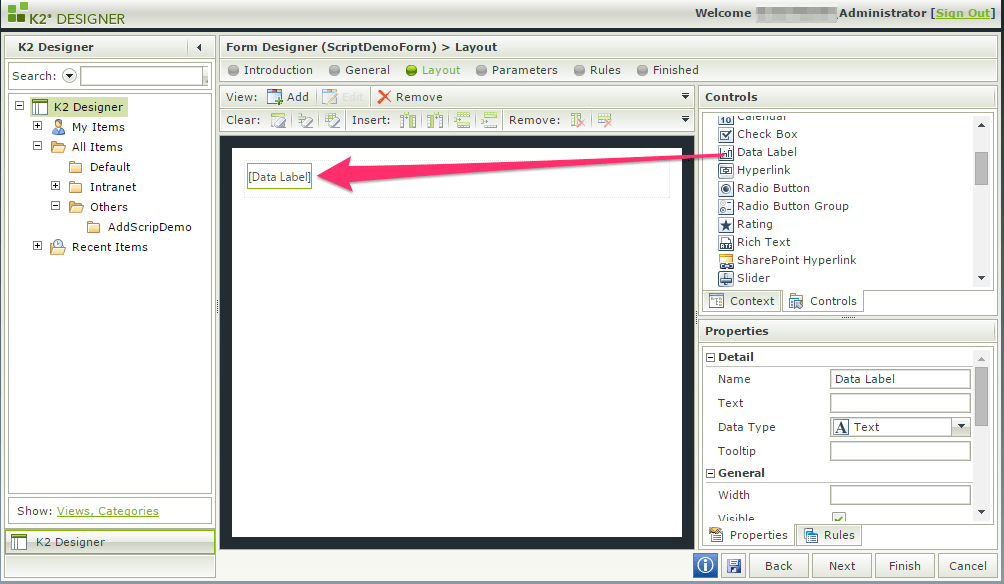 Add JavaScript and CSS to K2 smartforms - J.K.