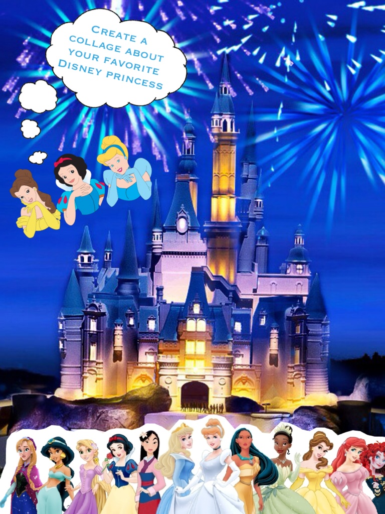 Disney Characters Collage