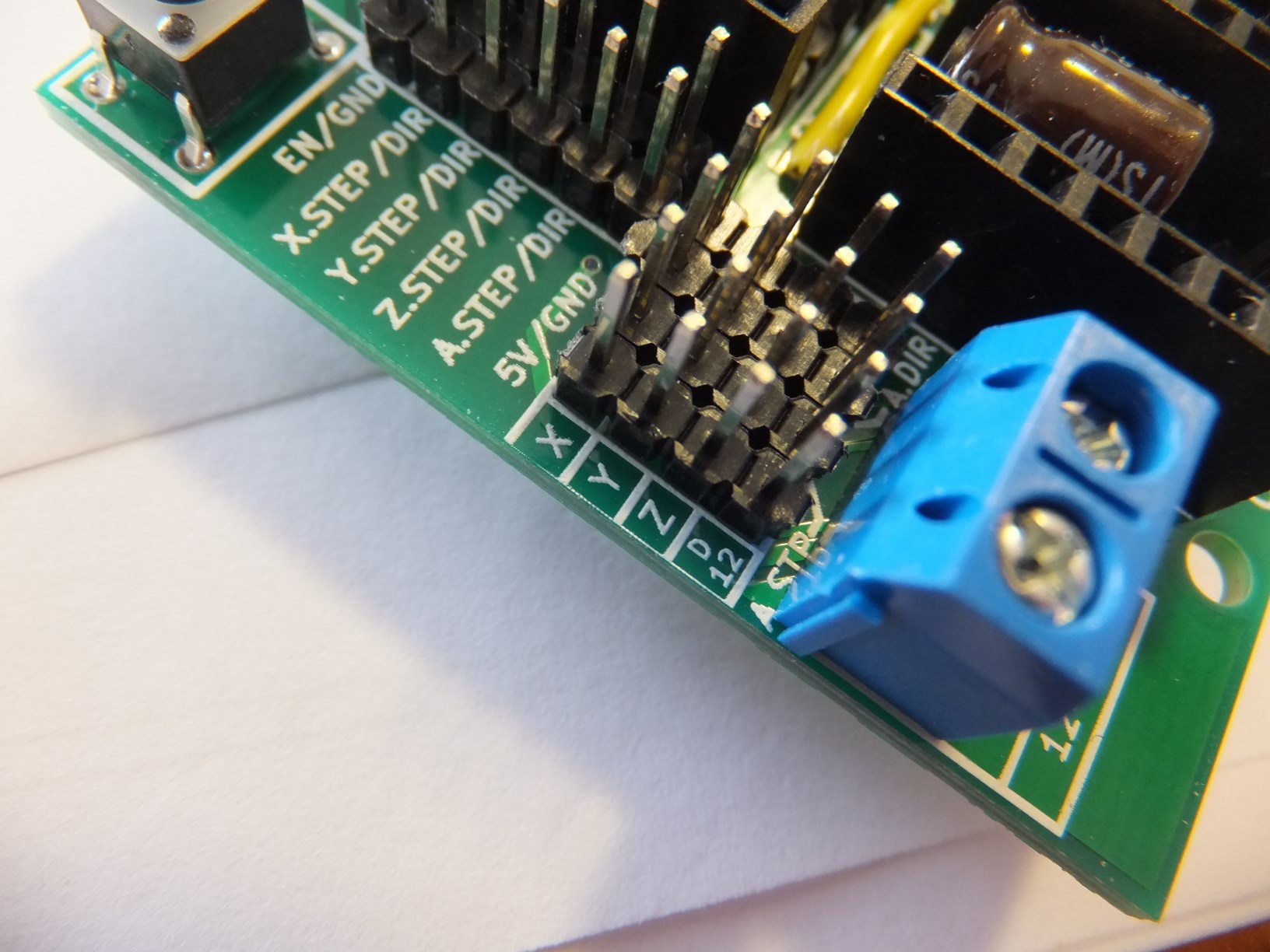 Arduino CNC Shield – 100% GRBL Compatable | Protoneer.co.nz