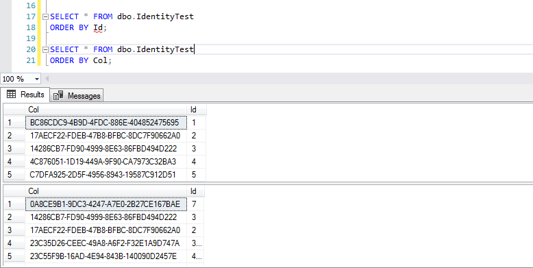 Quickquestion Can I Add Column With Identity Property To Existing Table With Data