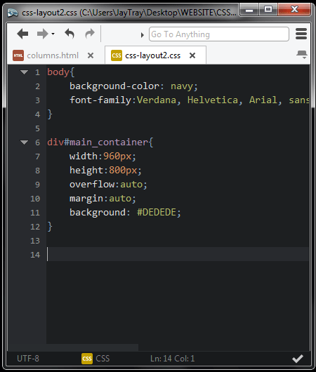 Layout With Columns - The JayTray Blog