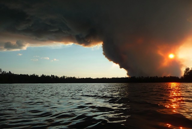 Amazing photo of Minnesota wildfire | Boing Boing