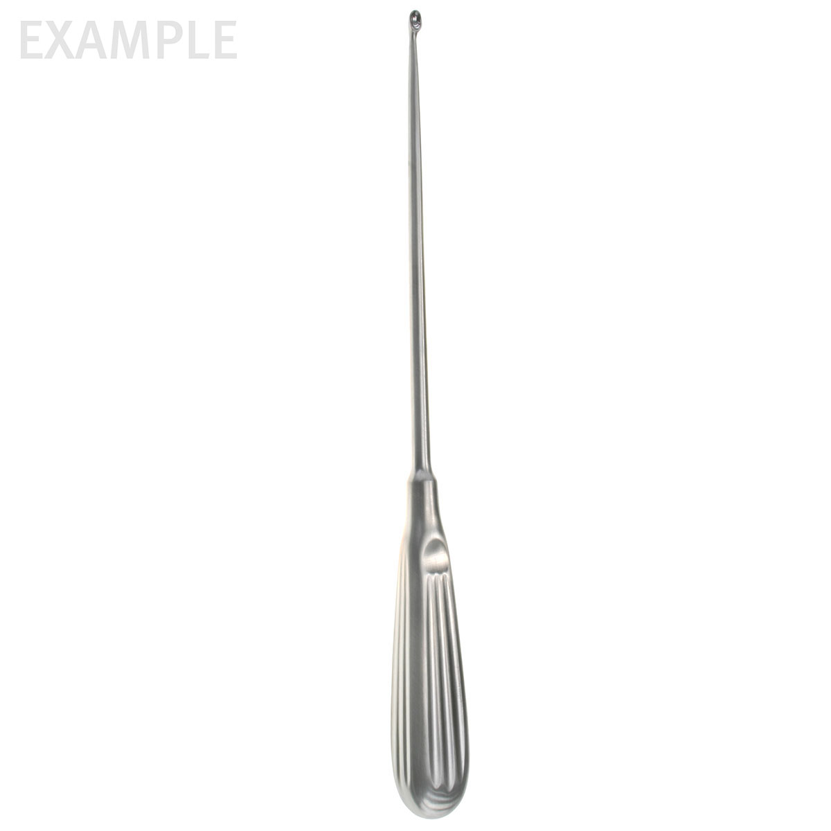 10" Bone Curette - 3.6mm Straight - BOSS Instruments