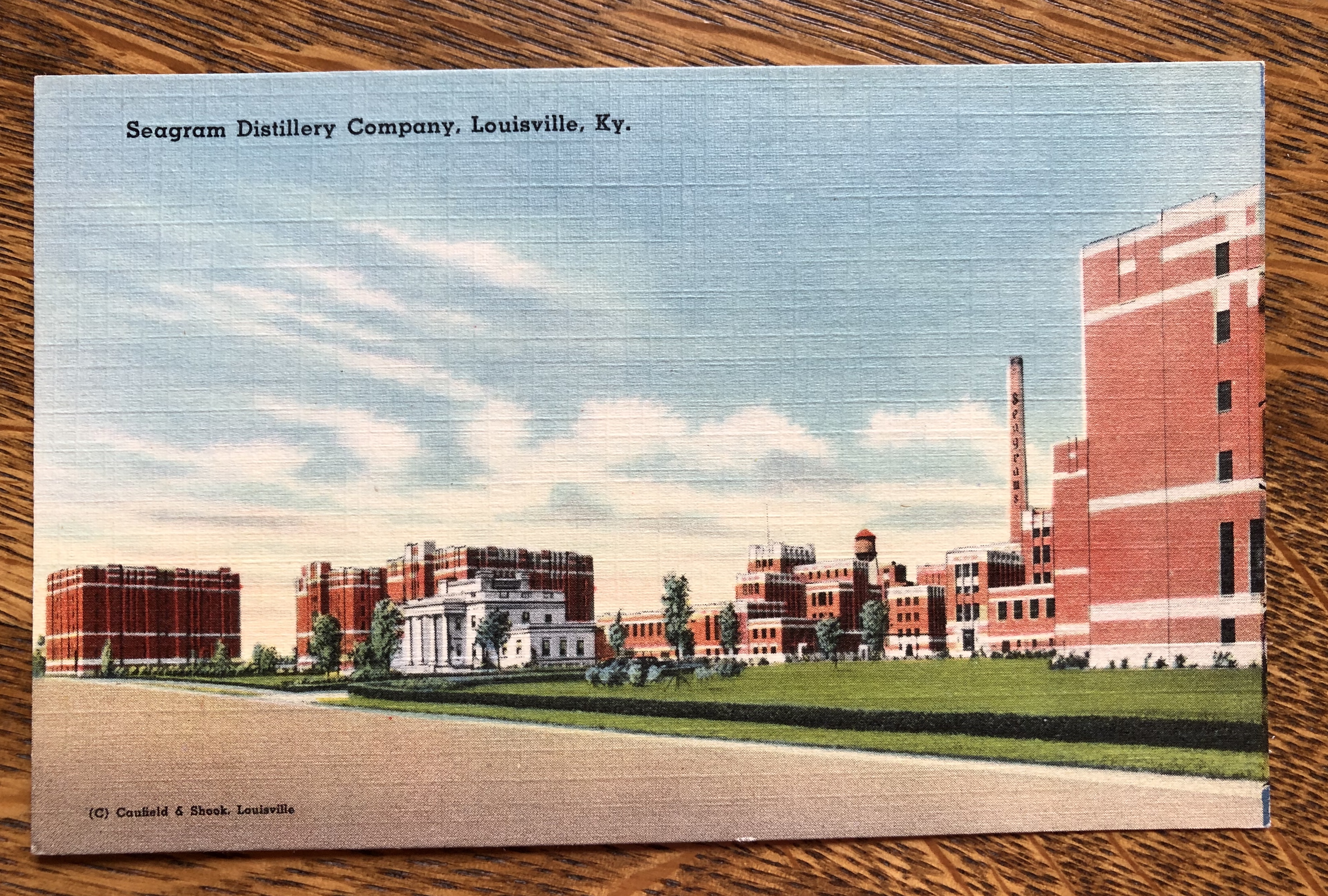 Images Of The Past – Seagram Distillery, Louisville, Kentucky Postcard ...