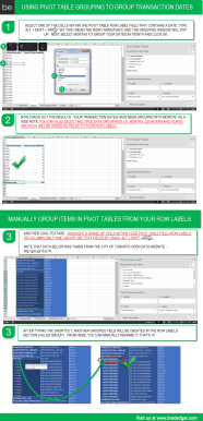 Shortcut To Create Groups In Excel Pivot Tables