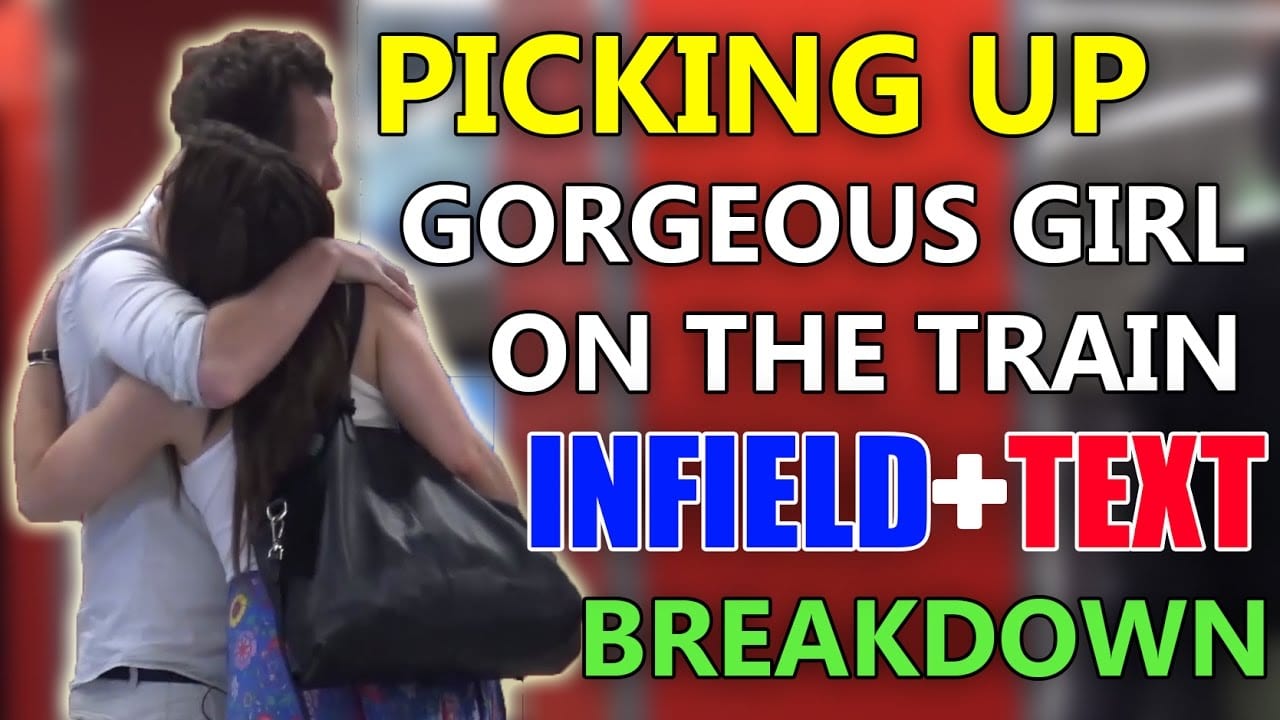 How To Pickup Girls On The Train - Full Daygame Infield Breakdown + Textgame Example - Bradicus