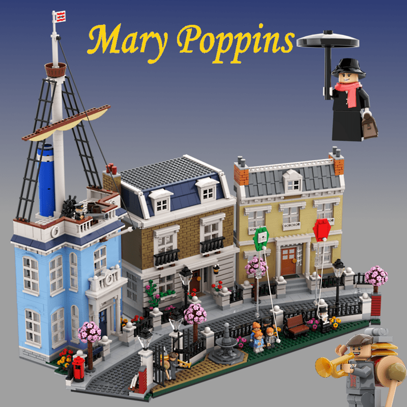 LEGO Ideas Mary Poppins, Cherry Tree Lane Reaches 10K Support