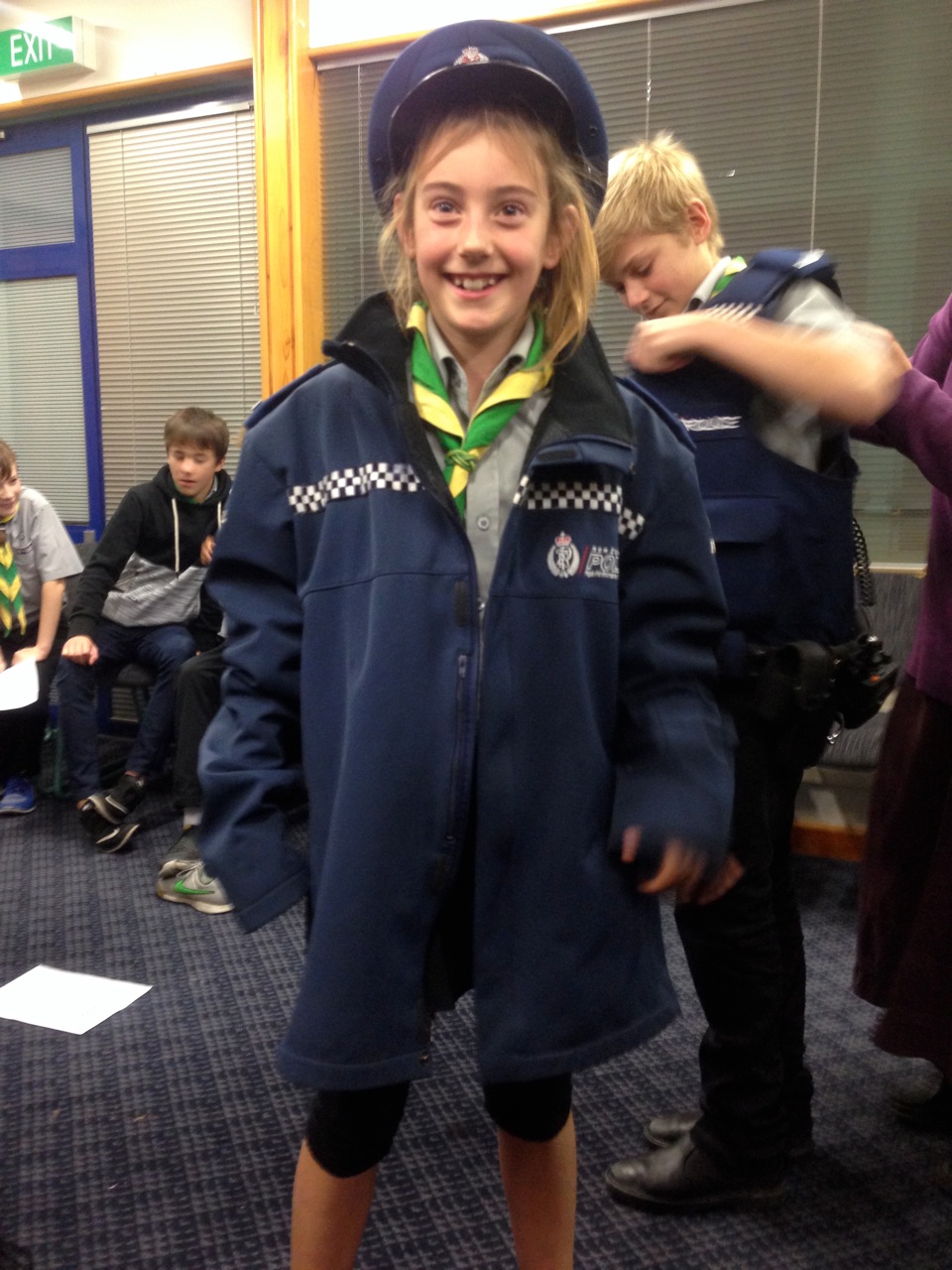 Scouts Visit Johnsonville Police Station | Brooklyn Scouts, Wellington