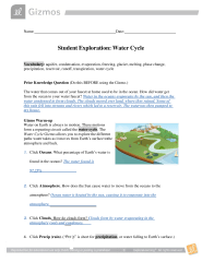 Cool Student Exploration Water Cycle Gizmo Answer Key Pdf 2023 Athens Cool Student Exploration Water Cycle Gizmo Answer Key Pdf 2023 Athens