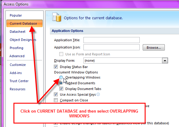 How to Change from the Tabbed Document Format | BTAB Development