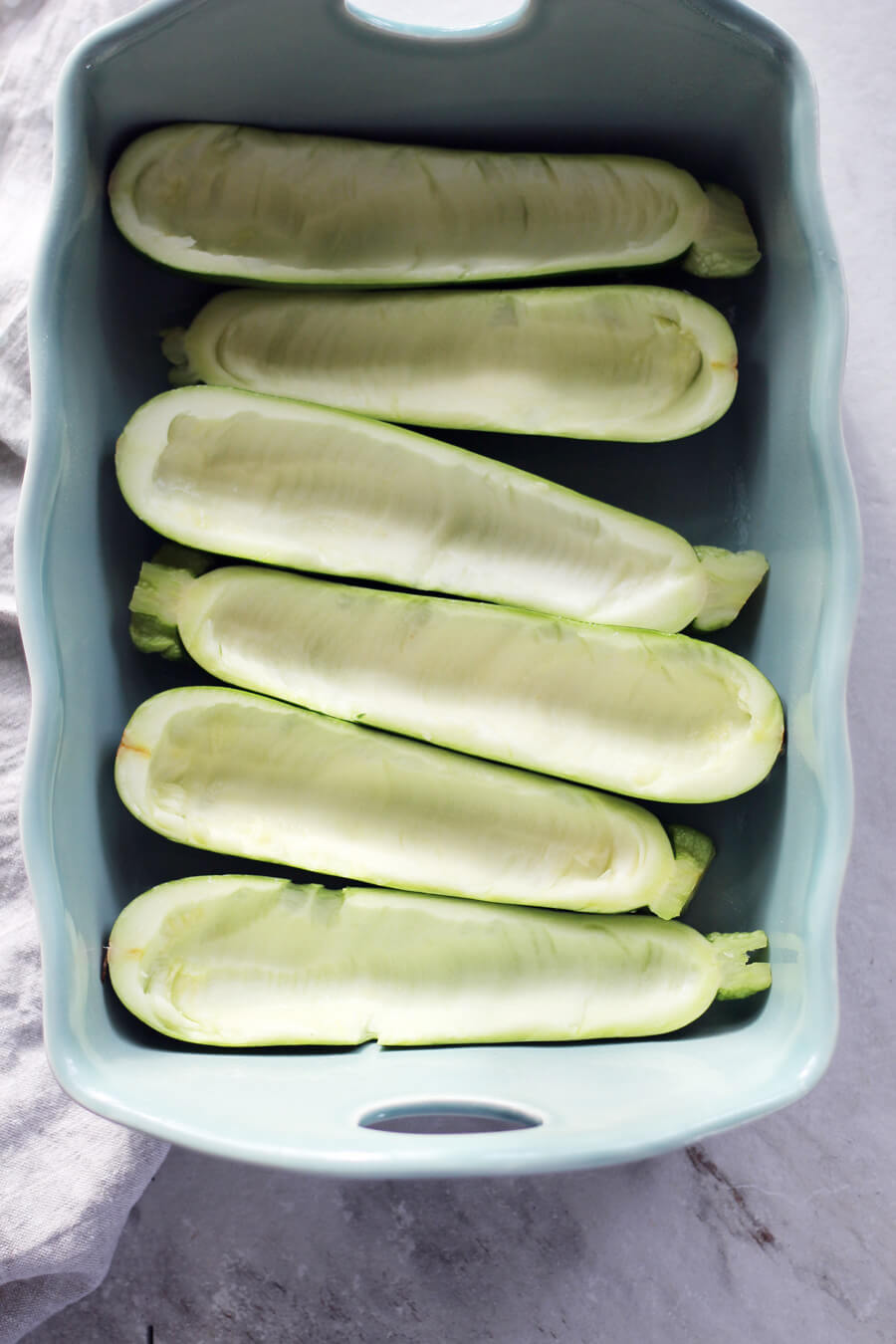 Cheesy (and Easy) Stuffed Zucchini - Buy This Cook That