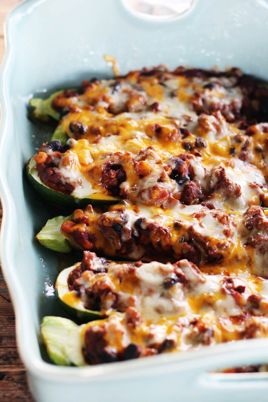 Cheesy (and Easy) Stuffed Zucchini - Buy This Cook That