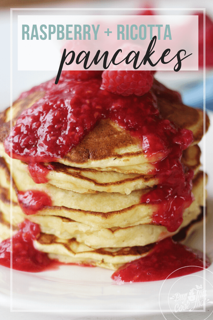 Fresh Raspberry Ricotta Pancakes - Buy This Cook That