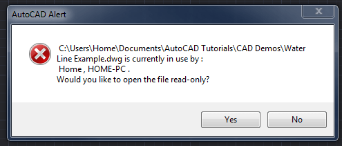AutoCAD Read Only Error: What's the Problem? | CAD Intentions