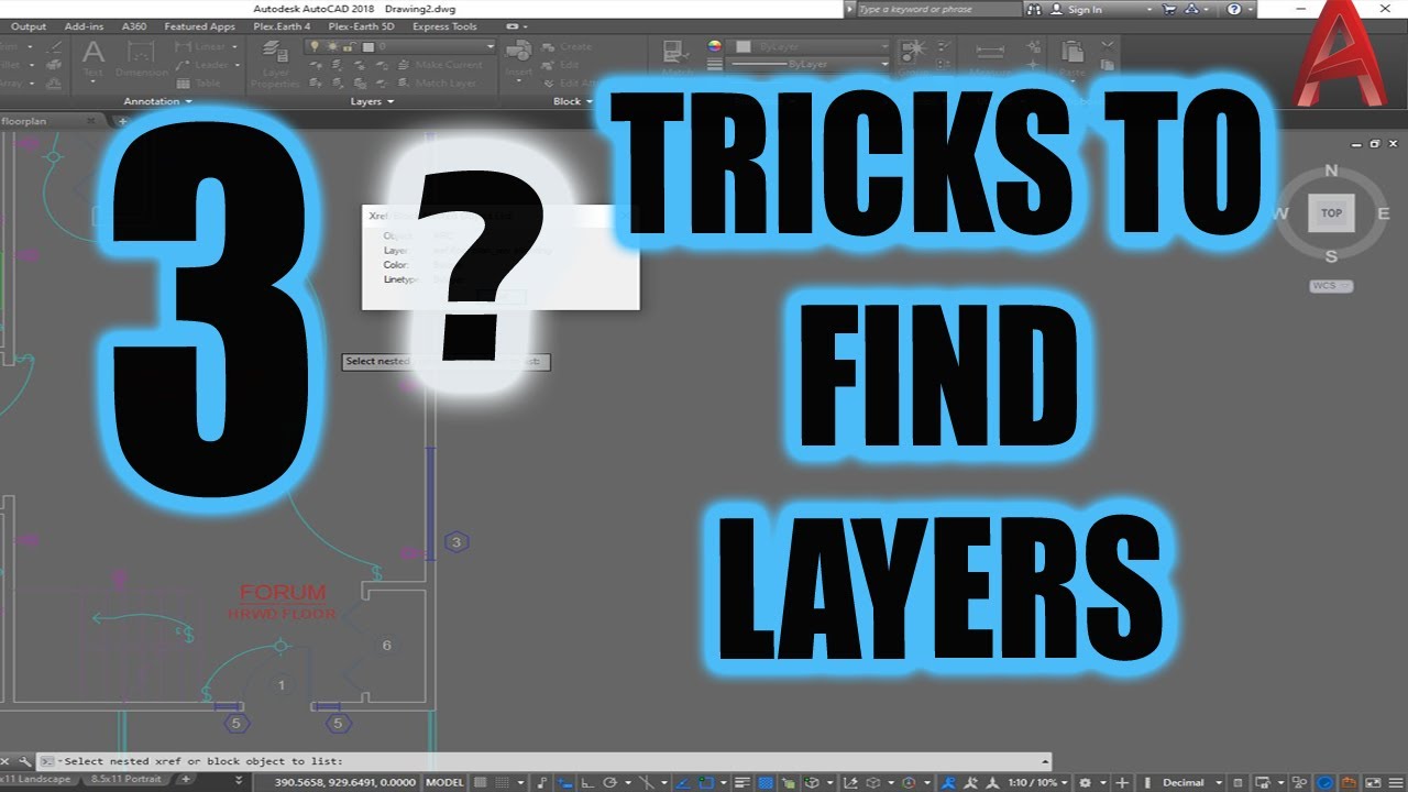 3 AutoCAD Tips to Seek Layers, Types, Blocks & Extra in Drawings! | 2 ...