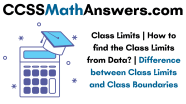 Understanding The Difference Between Class Limits And Class Boundaries 