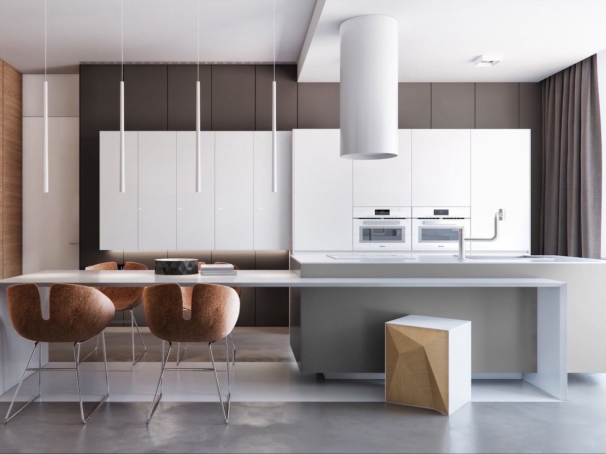 Two Apartments With Sleek Grayscale Interiors – Gentlemans Unity