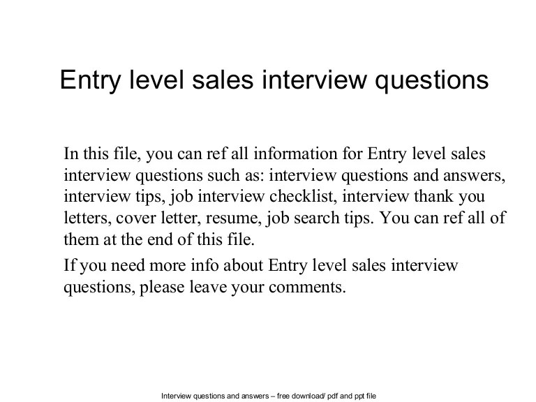 Best Interview Questions Entry Level best-interview-questions-entry-level