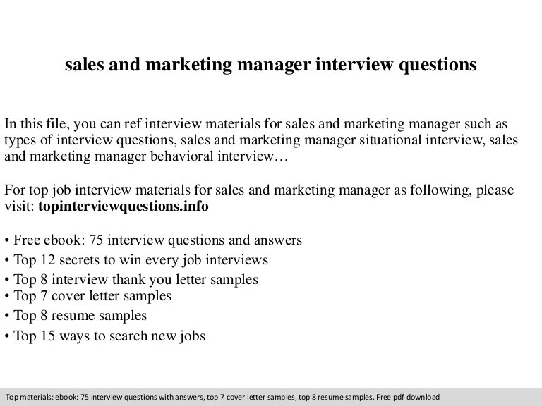 Sales And Marketing Interview Questions Unique Interview Questions sales-and-marketing-interview-questions-unique-interview-questions