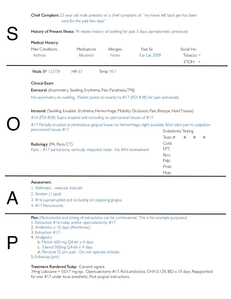 Dental Hygiene Note Template dental-hygiene-note-template