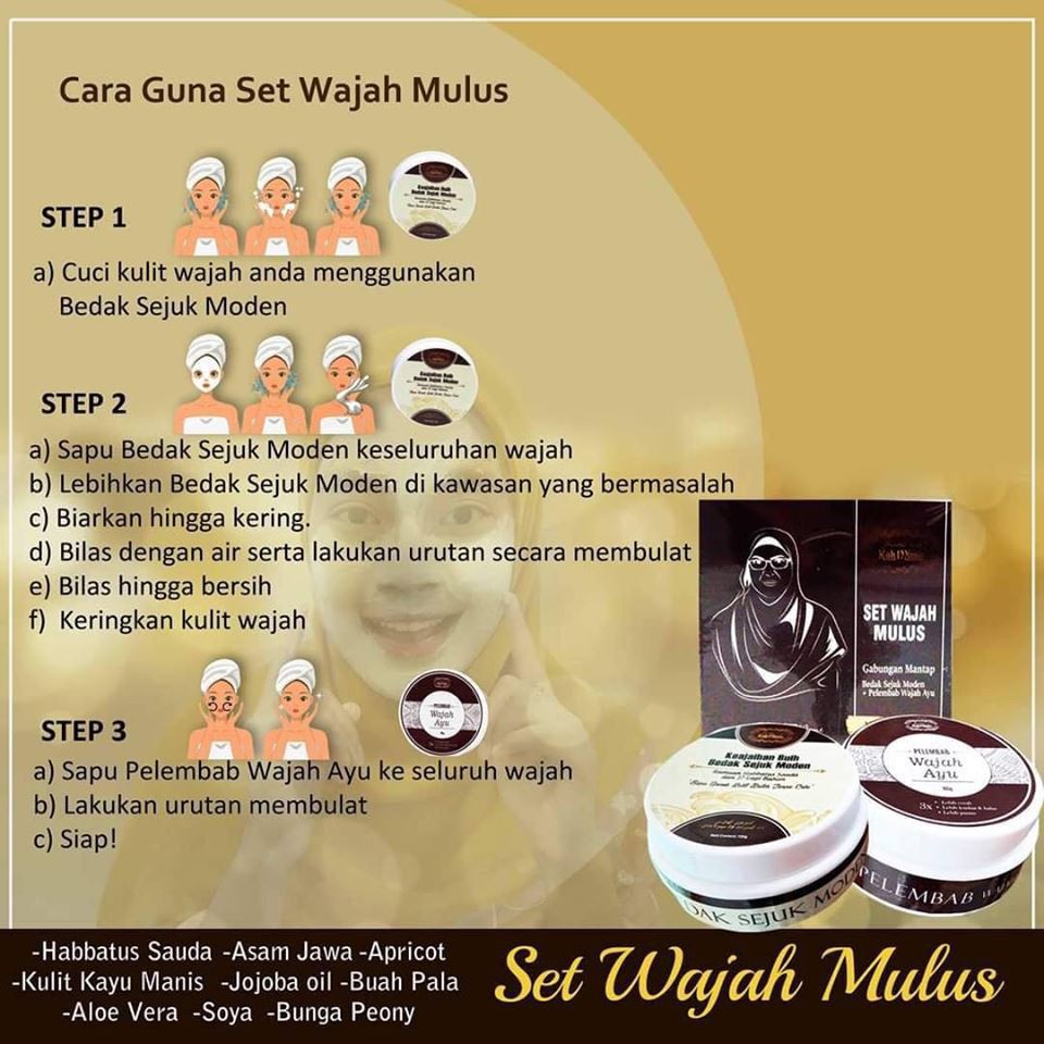 Cara Pakai Bedak Sejuk