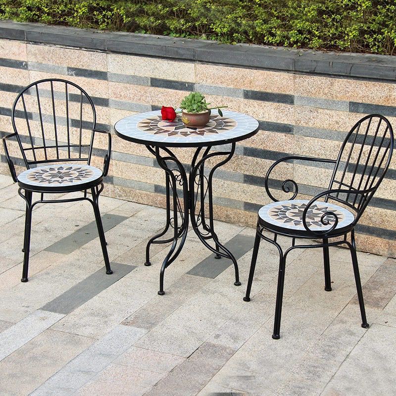 Ceramic Tile Patio Table Set - Patio Ideas
