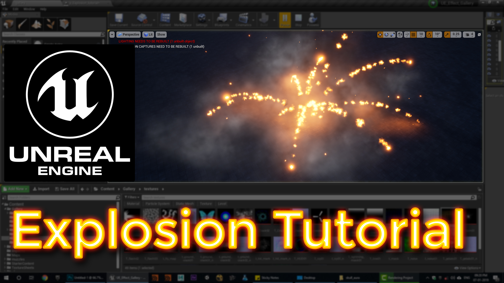 Unreal Engine Explosion Tutorial - CGOW