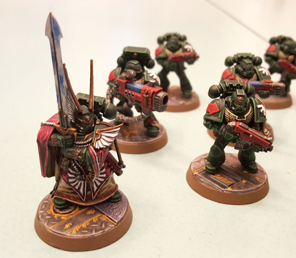 First Dark Angels finished | The Chainsword Surprise