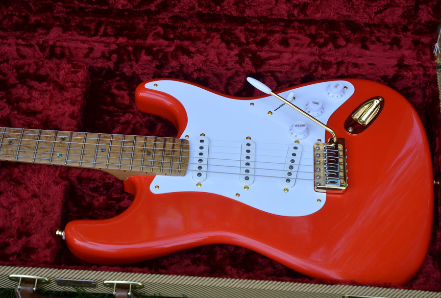 Custom Built Red Stratocaster | ChasingGuitars