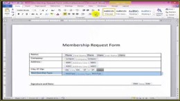How To Create A Fillable Worksheet In Word