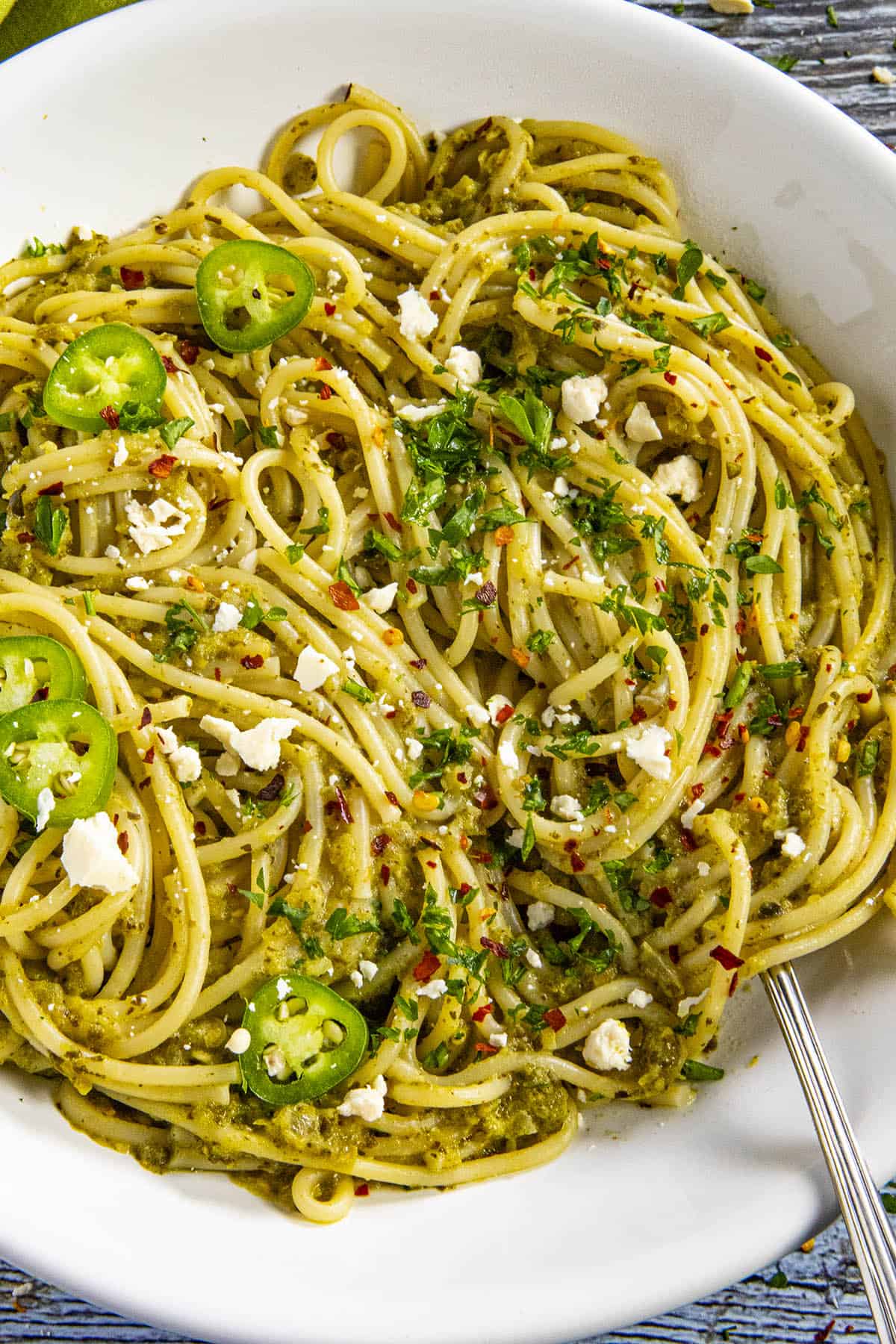 Spaghetti Verde - Chili Pepper Madness