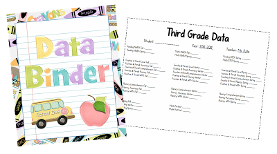 Tracking Student Data Freebies • Christi Fultz
