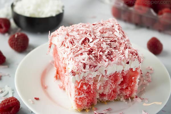 Raspberry Zinger Poke Cake - CincyShopper