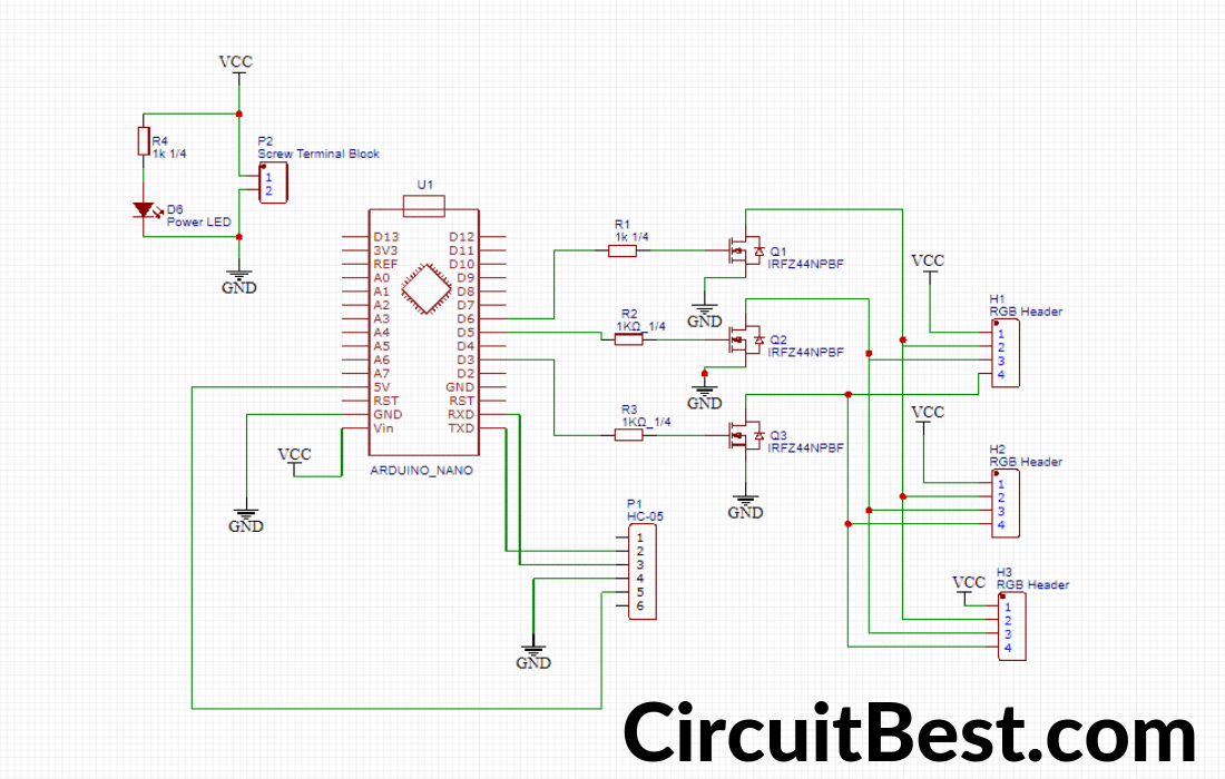 Rgb Led Circuit Diagram