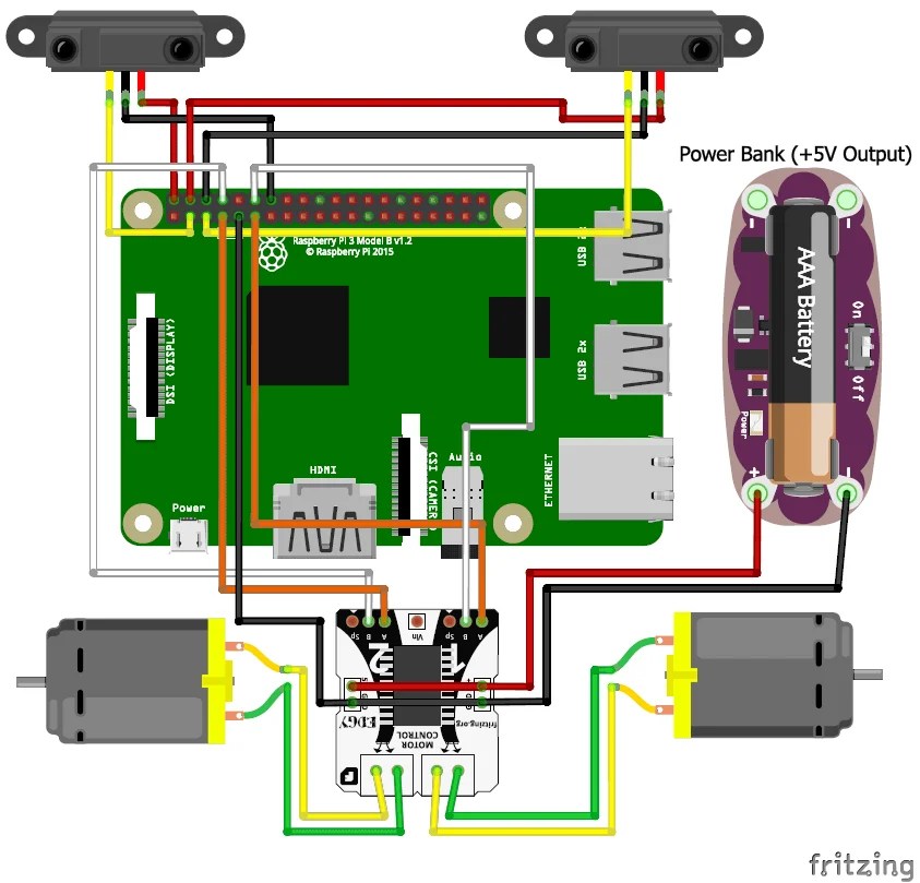 Line Follower Robot Circuit Diagram Explanation - Circuit Diagram