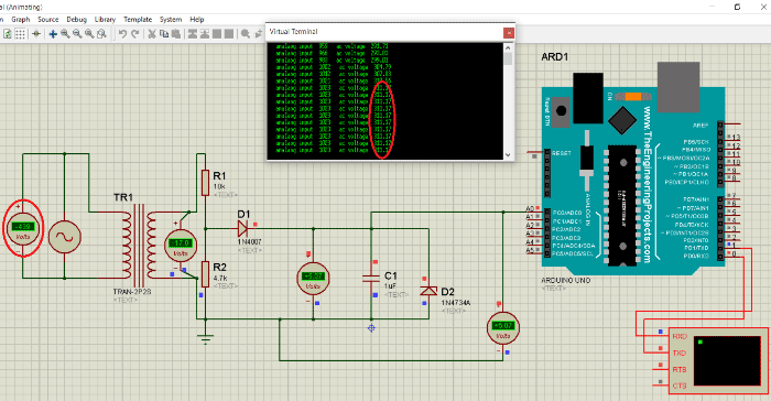 Ac Voltage Sensor Circuit Arduino Circuit Diagram