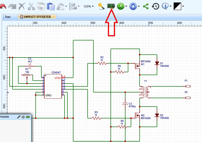 Easyeda Electronic Circuit Design - Circuit Diagram