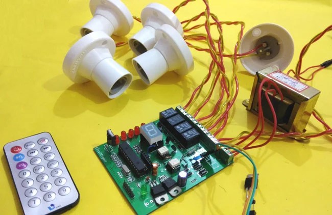 Ir Remote Control Fan Regulator Circuit Diagram