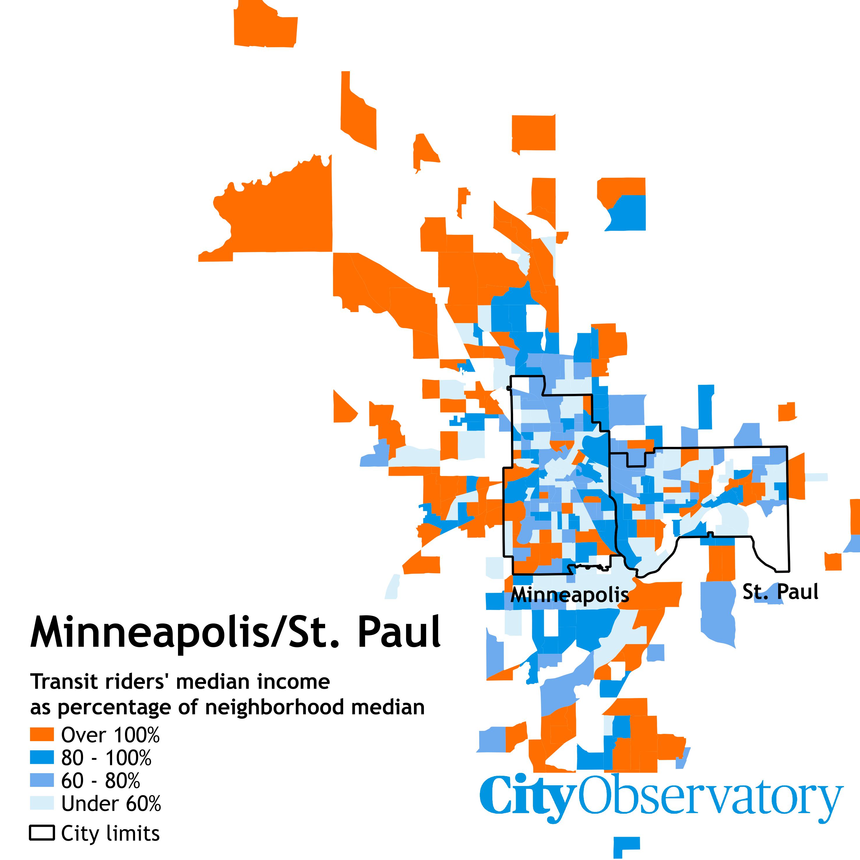 The suburbs: where the rich ride transit | City Observatory