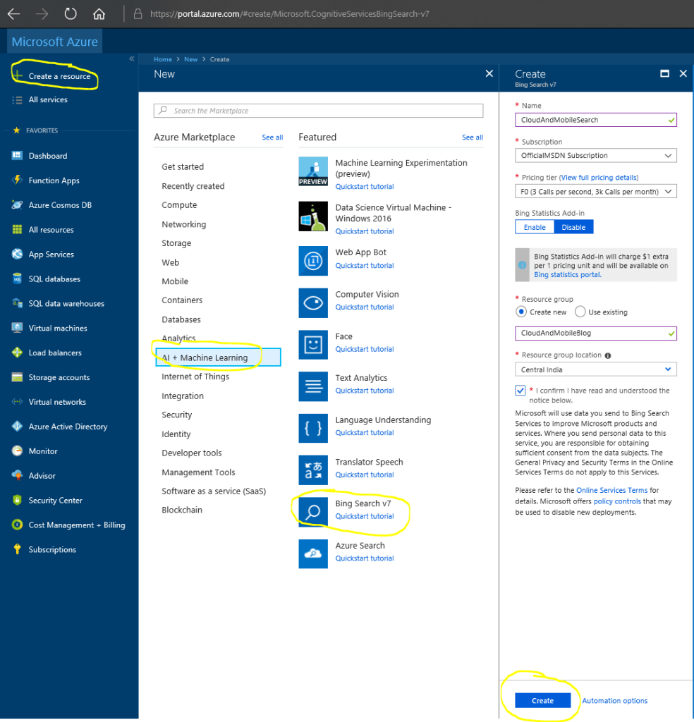 Bing Web Search Api Key bing-web-search-api-key