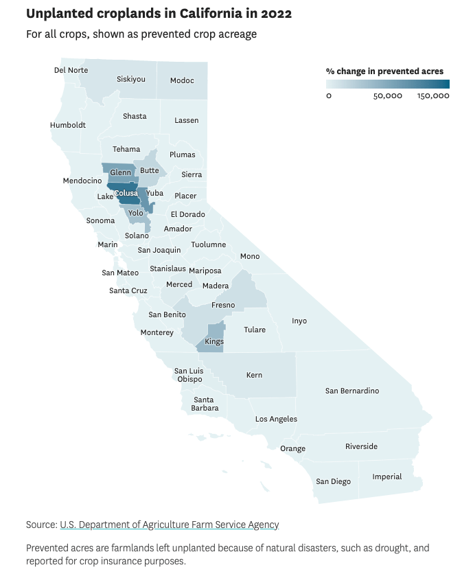 Satellite Image Reveals 'Agriculture Wasteland' Across California's ...