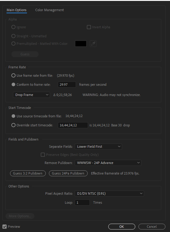 Change Frame Rate After Effects