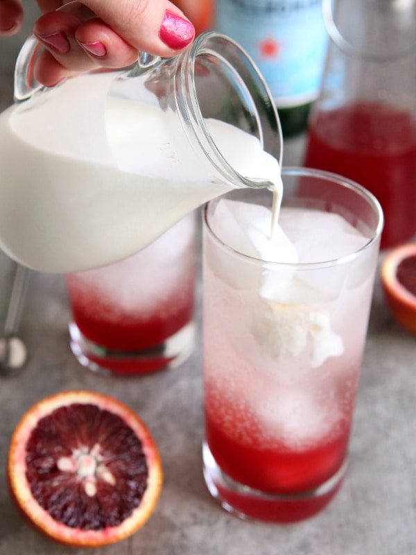 Blood Orange Italian Sodas - Completely Delicious