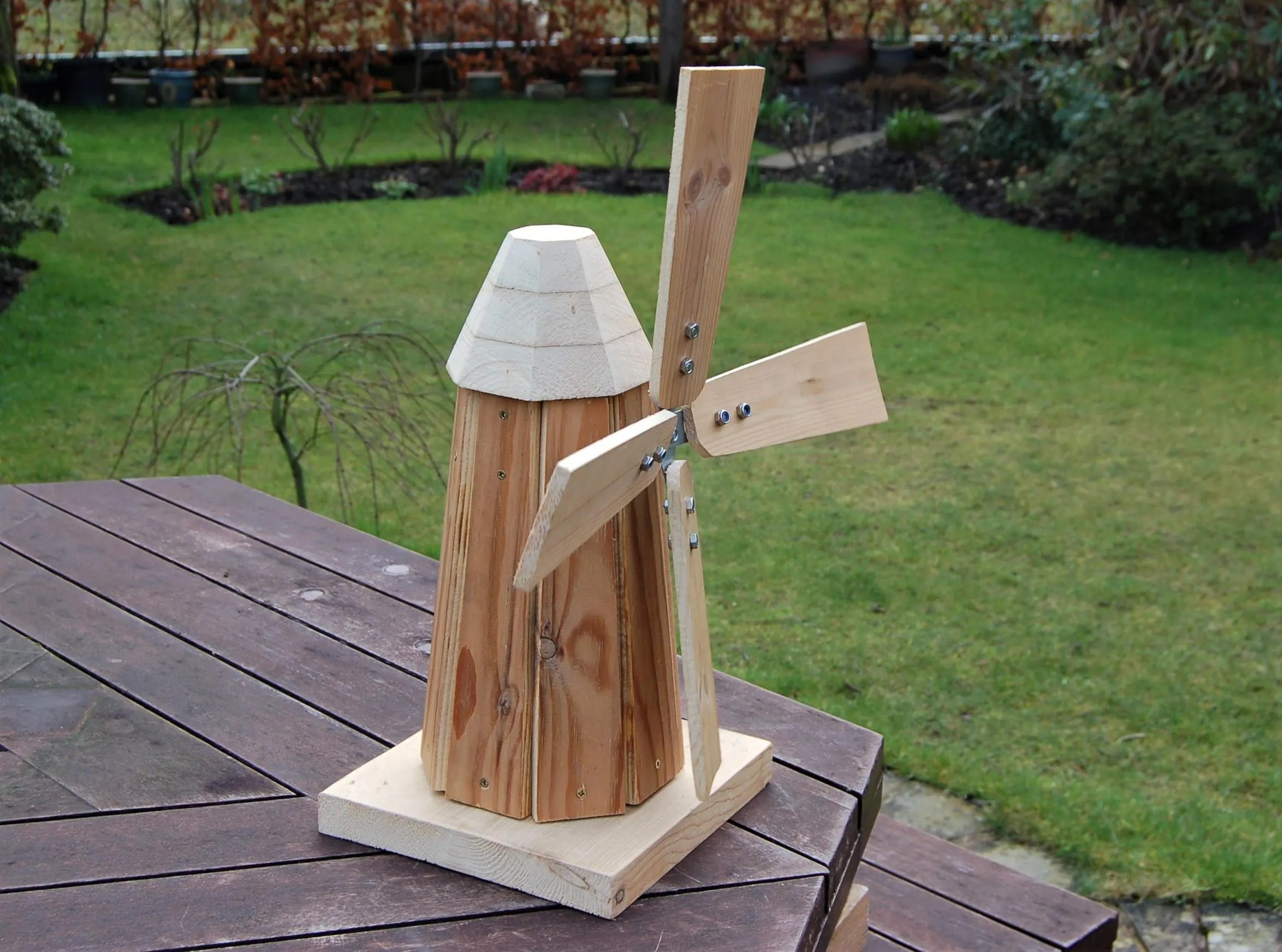 Wooden Garden Windmill Plans - Garden Design Ideas