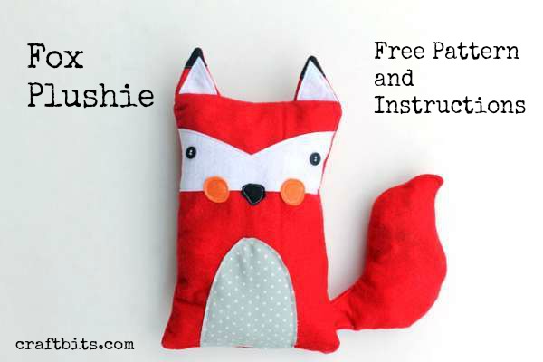 Make a Fox Plushie Soft Toy - Sewing Patterns and Ideas - craftbits.com