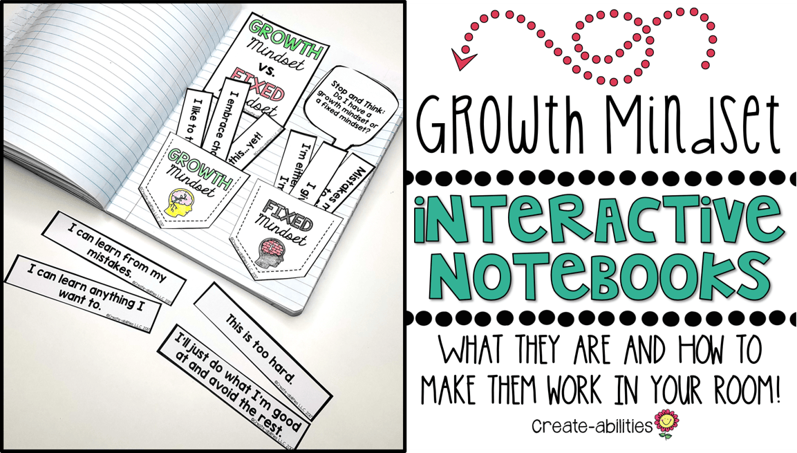 Growth Mindset Interactive Notebooks - Create-Abilities