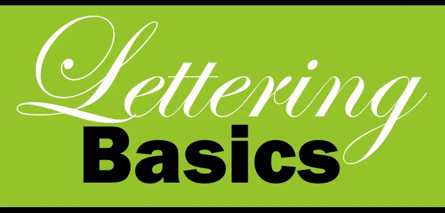 Intro to Typography - Lettering Basics Lesson Plan (Lesson 1) - Create ...