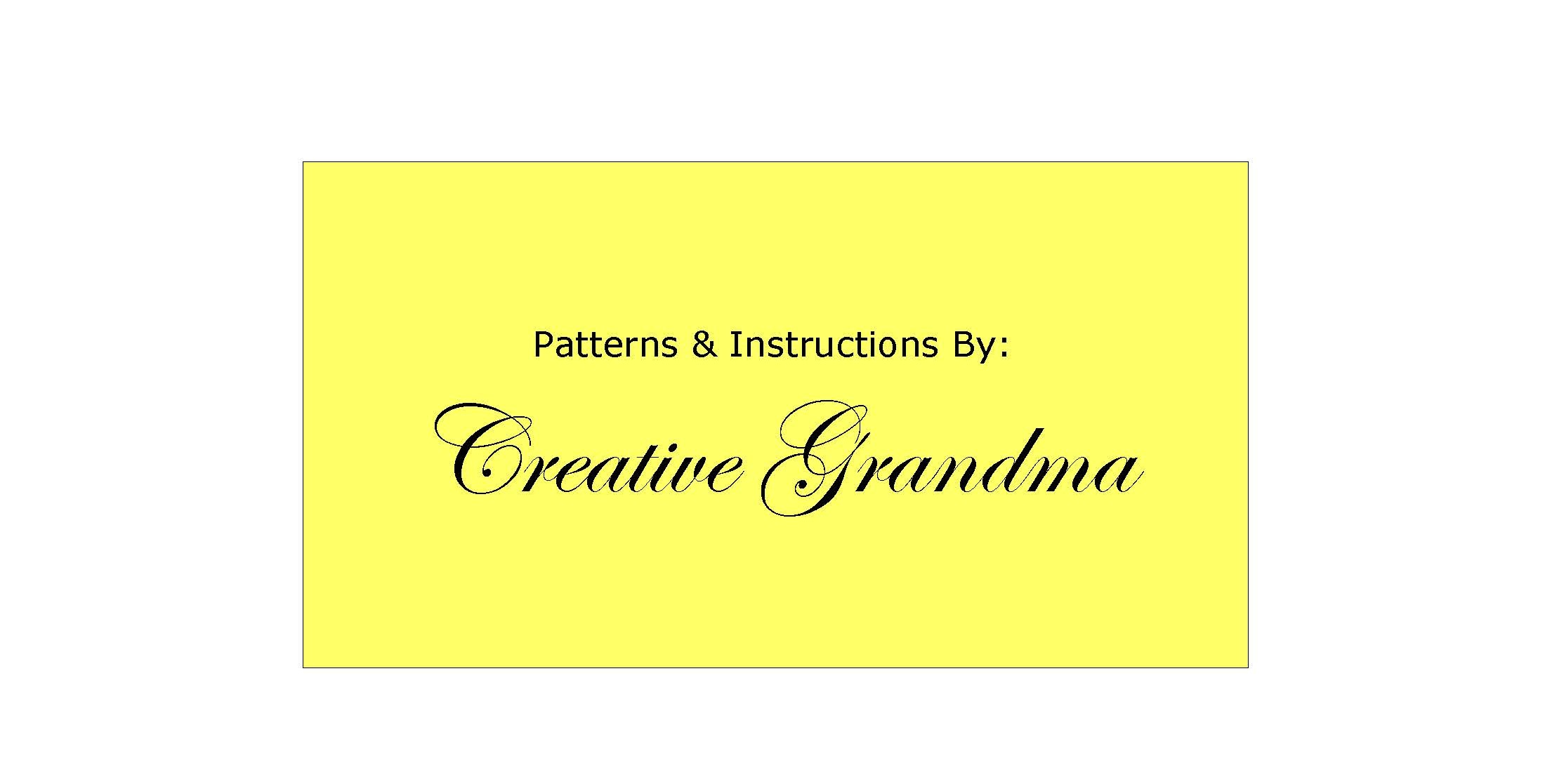 Patternsyel2 | Creative Grandma