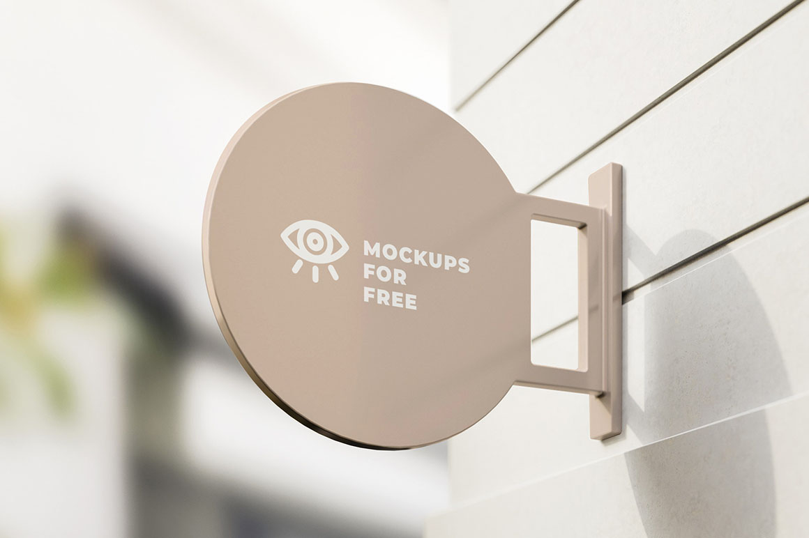 Free Signboard Mockup – Creativepouch