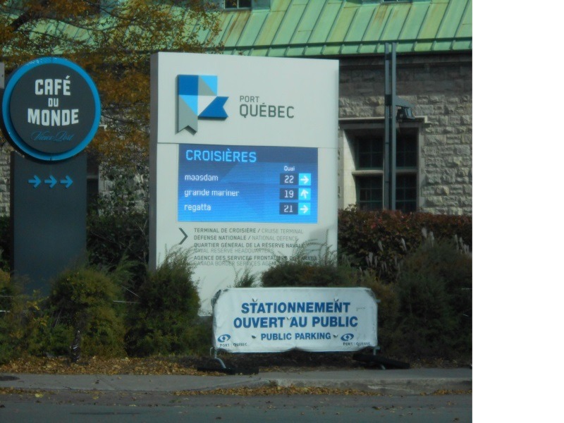 Quebec City Cruise Terminal Information